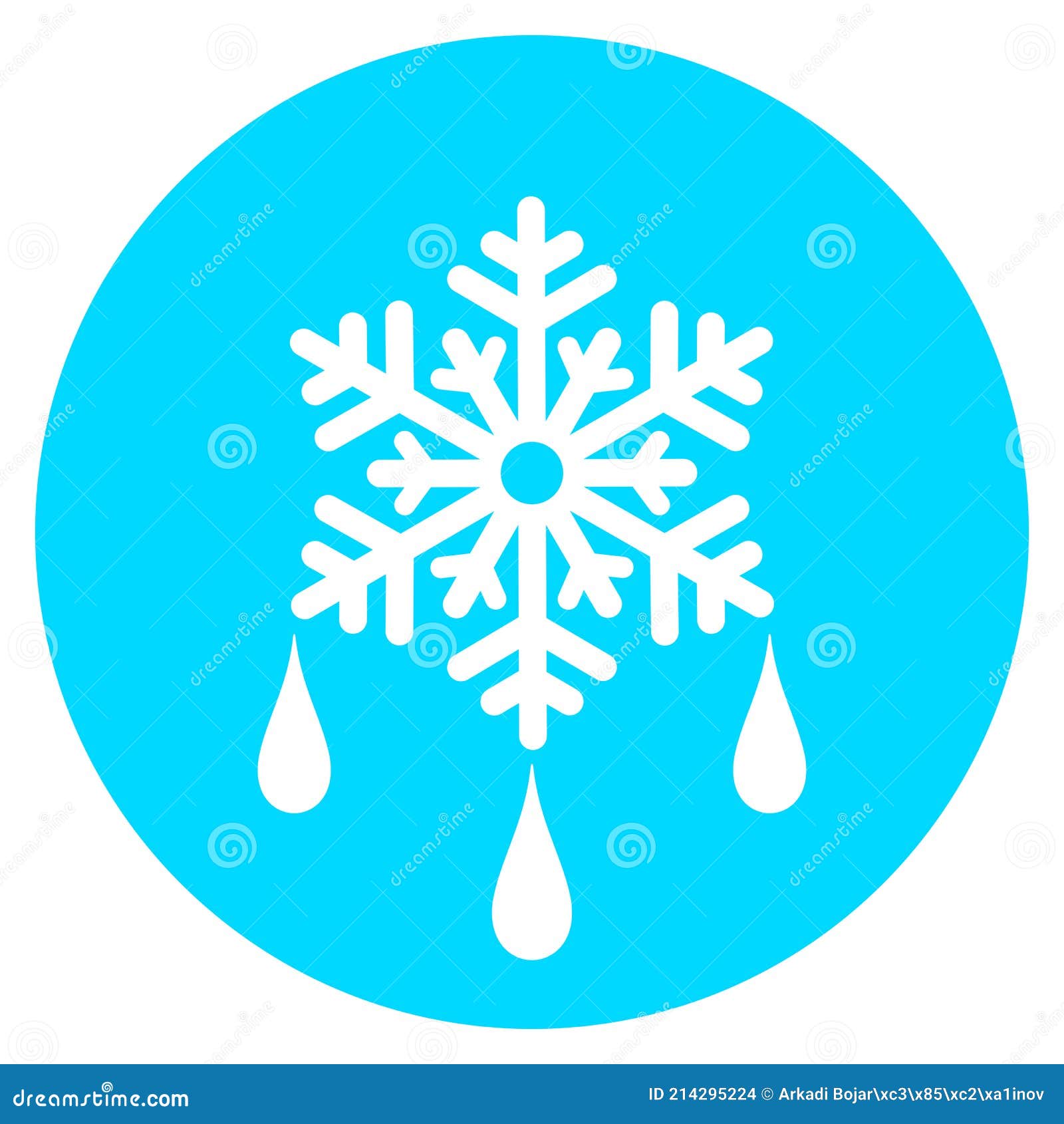 Thaw Icon. Trendy Thaw Logo Concept On White Background From Wea ...