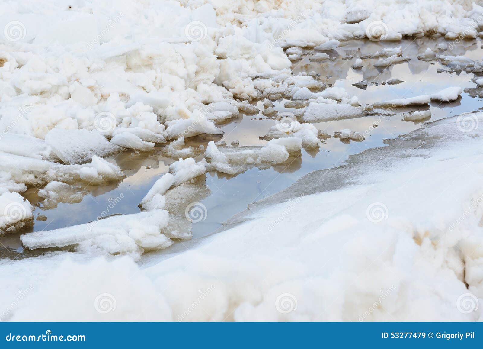 Thawing of ice. stock image. Image of crystal, refrigeration - 53277479