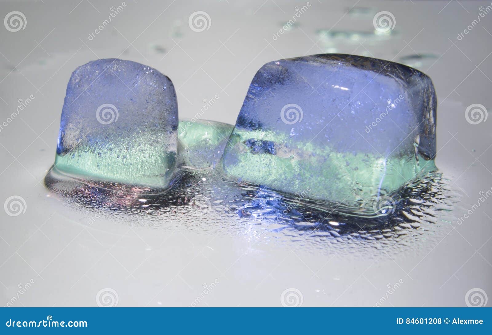 Thawing ice cubes stock photo. Image of cool, warmth - 84601208