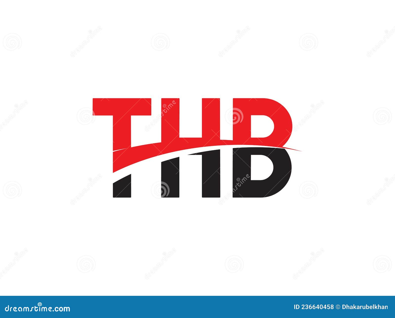 THB Letter Initial Logo Design Vector Illustration Stock Vector ...