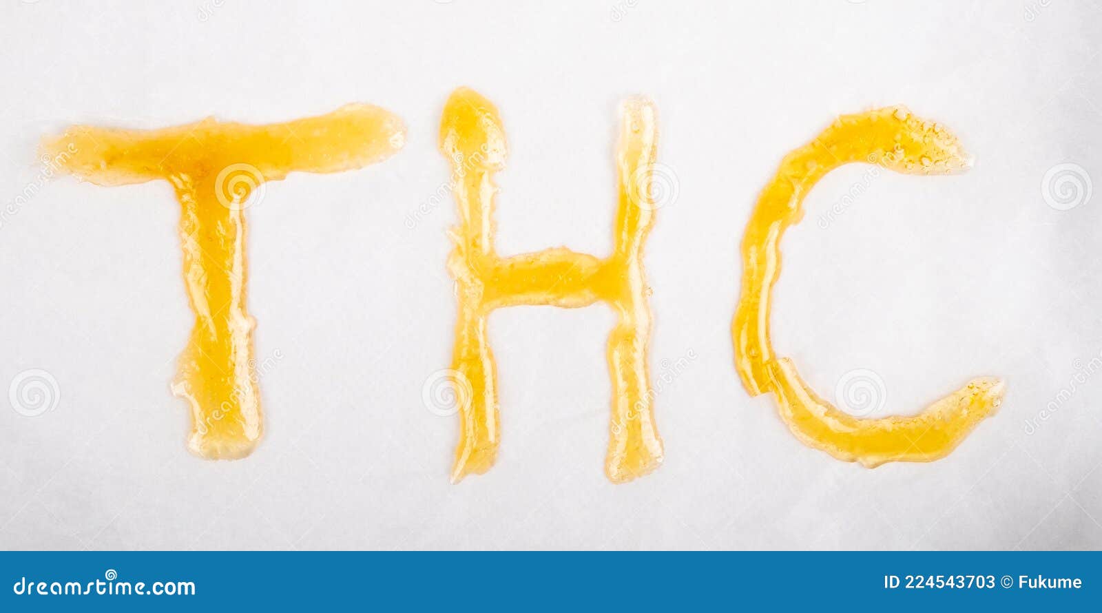 Thc Cannabis Wax Lettering, Marijuana Dab Oil Stock Image - Image of ...