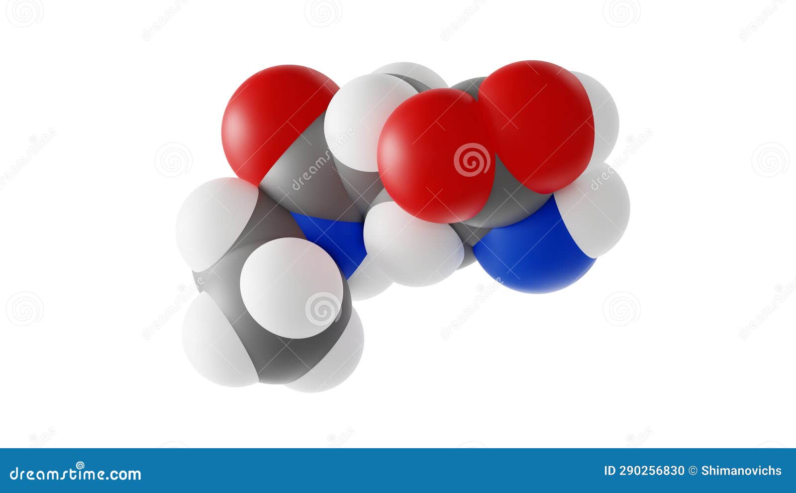 Theanine Molecule, Glutamylethylamide Molecular Structure, Isolated 3d ...