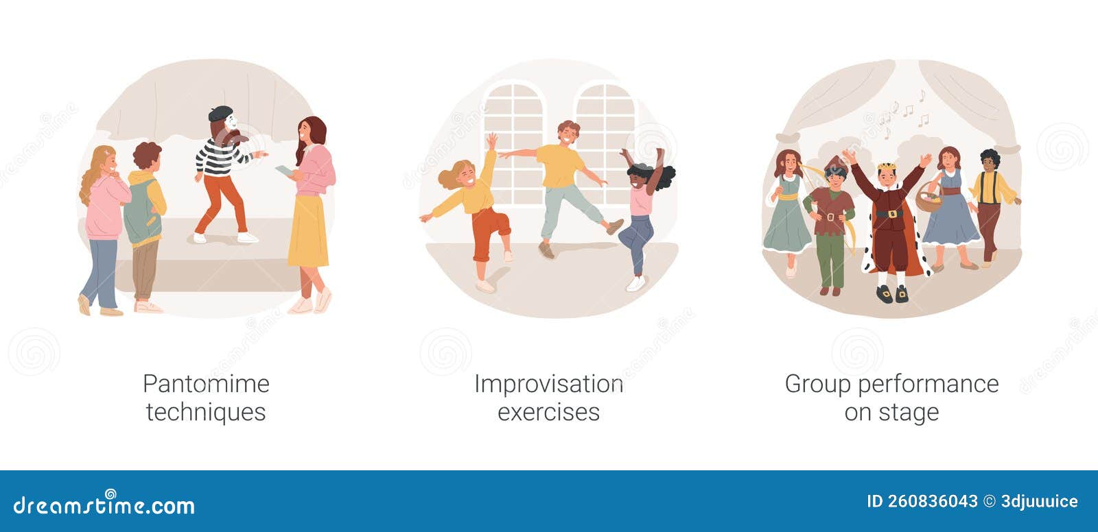 Pantomime On Stage Icon. Detailed Set Of Theater Icons. Premium Graphic ...