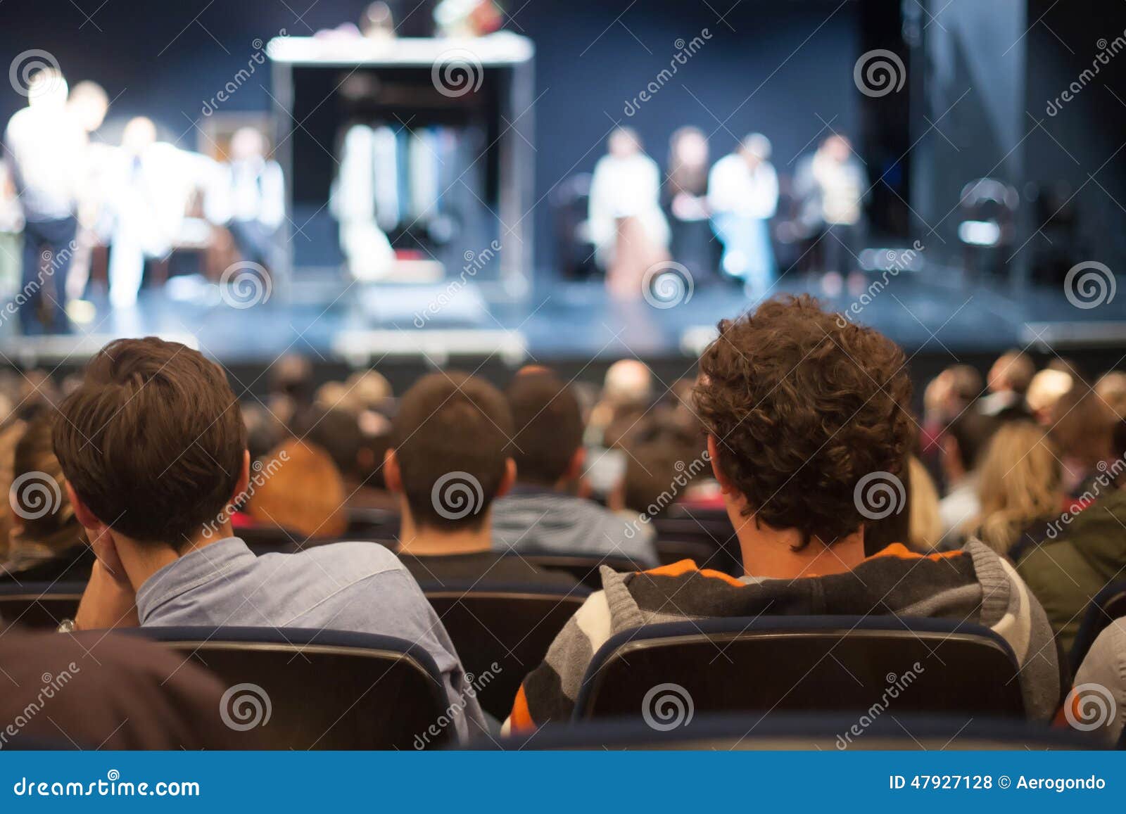 Theater auditorium stock photo. Image of event, crowd - 47927128