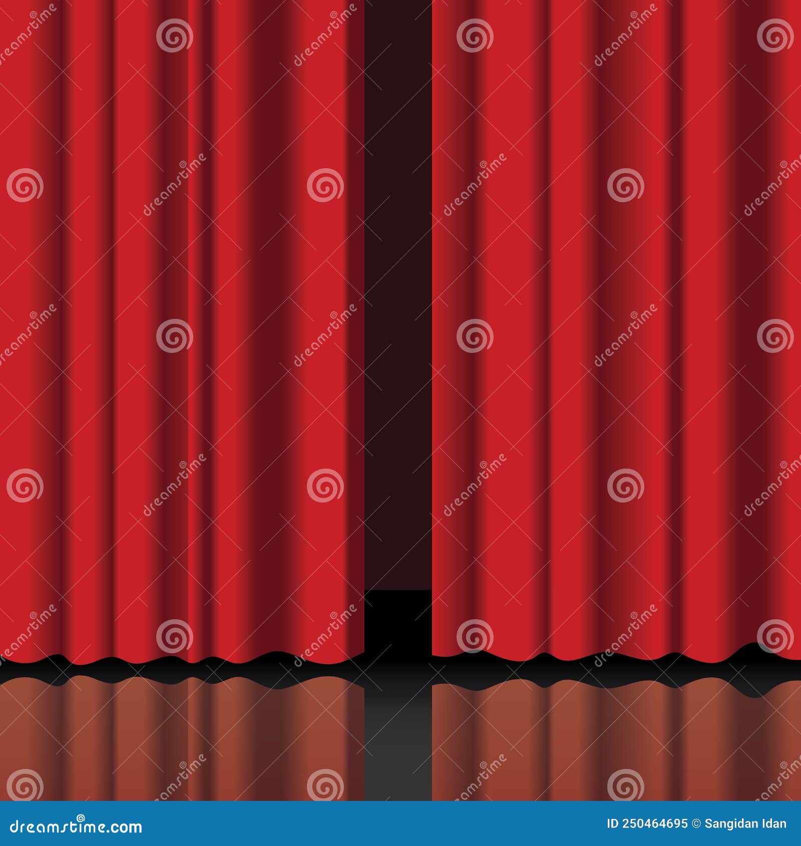 Theater Backdrop Vector Illustration Element Design Template Stock ...