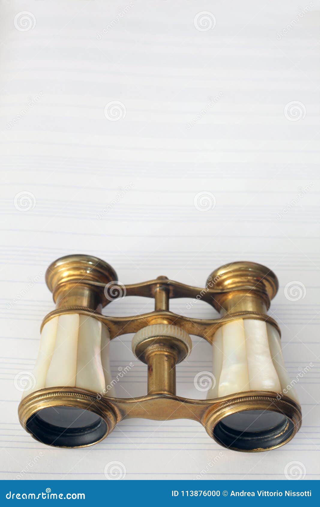 Antique Theater Binoculars Reston a Music Scope Stock Photo - Image of ...