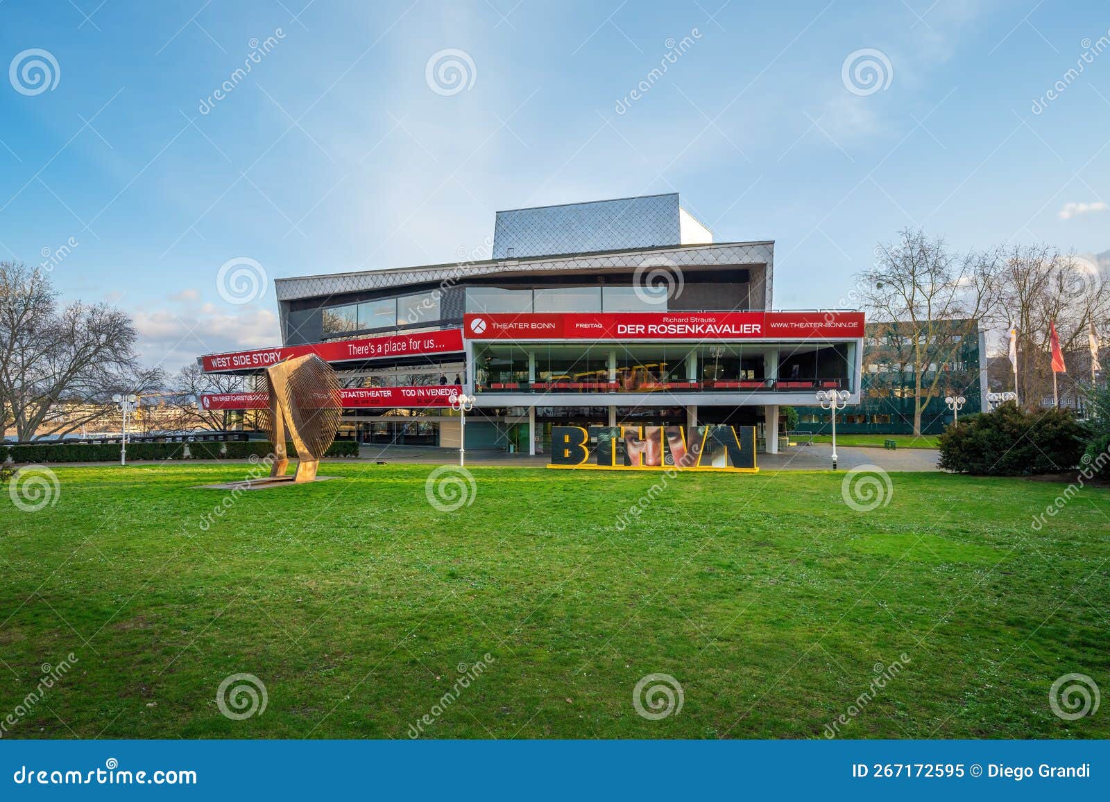 Theater Bonn Opera House - Bonn, Germany Editorial Image - Image of ...