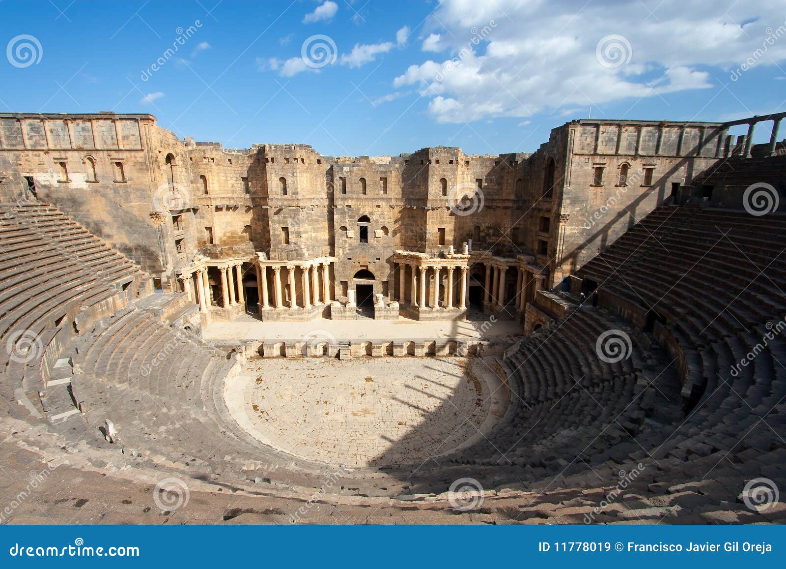 Theater of Bosra stock image. Image of bosra, humanity - 11778019