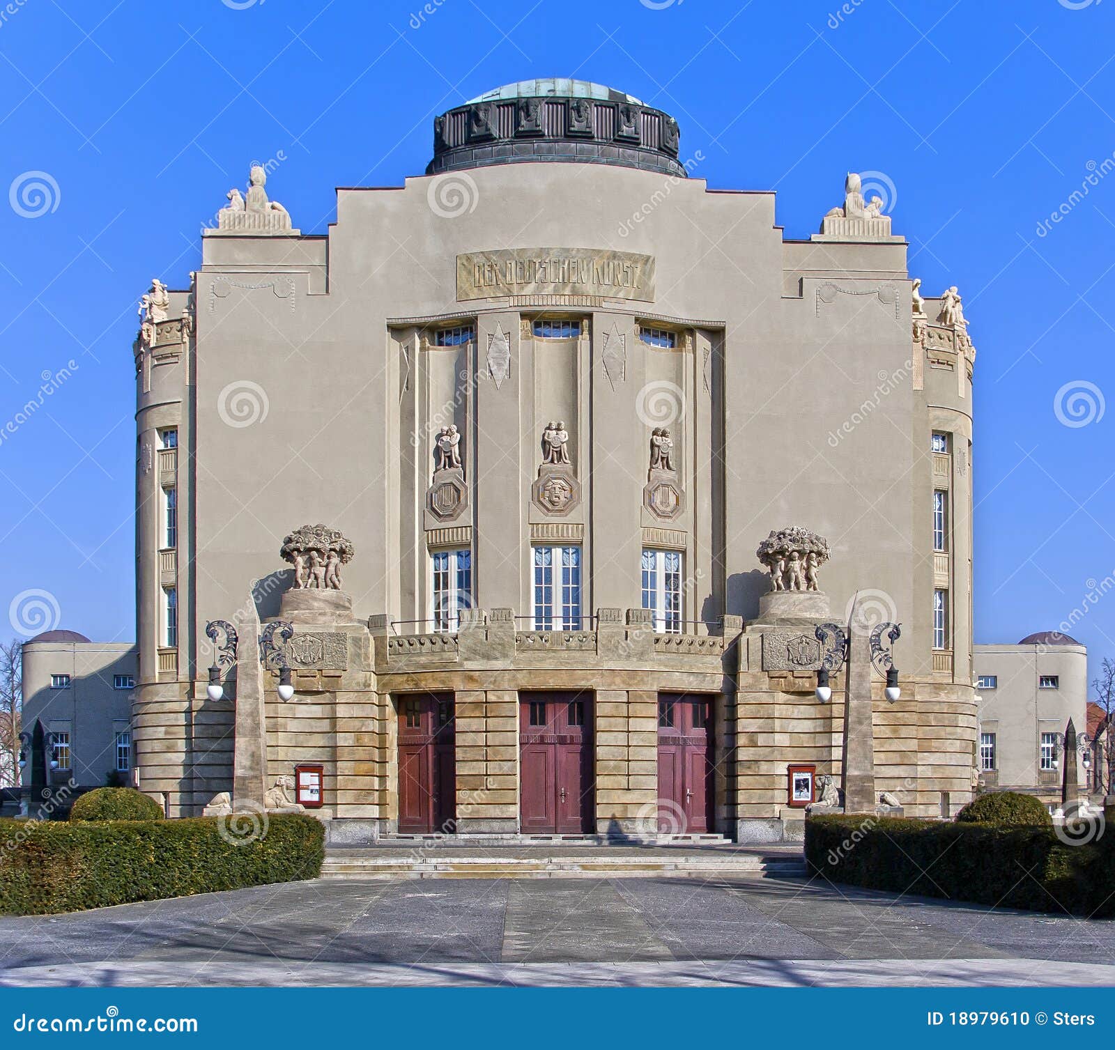The theater building stock photo. Image of theater, light - 18979610