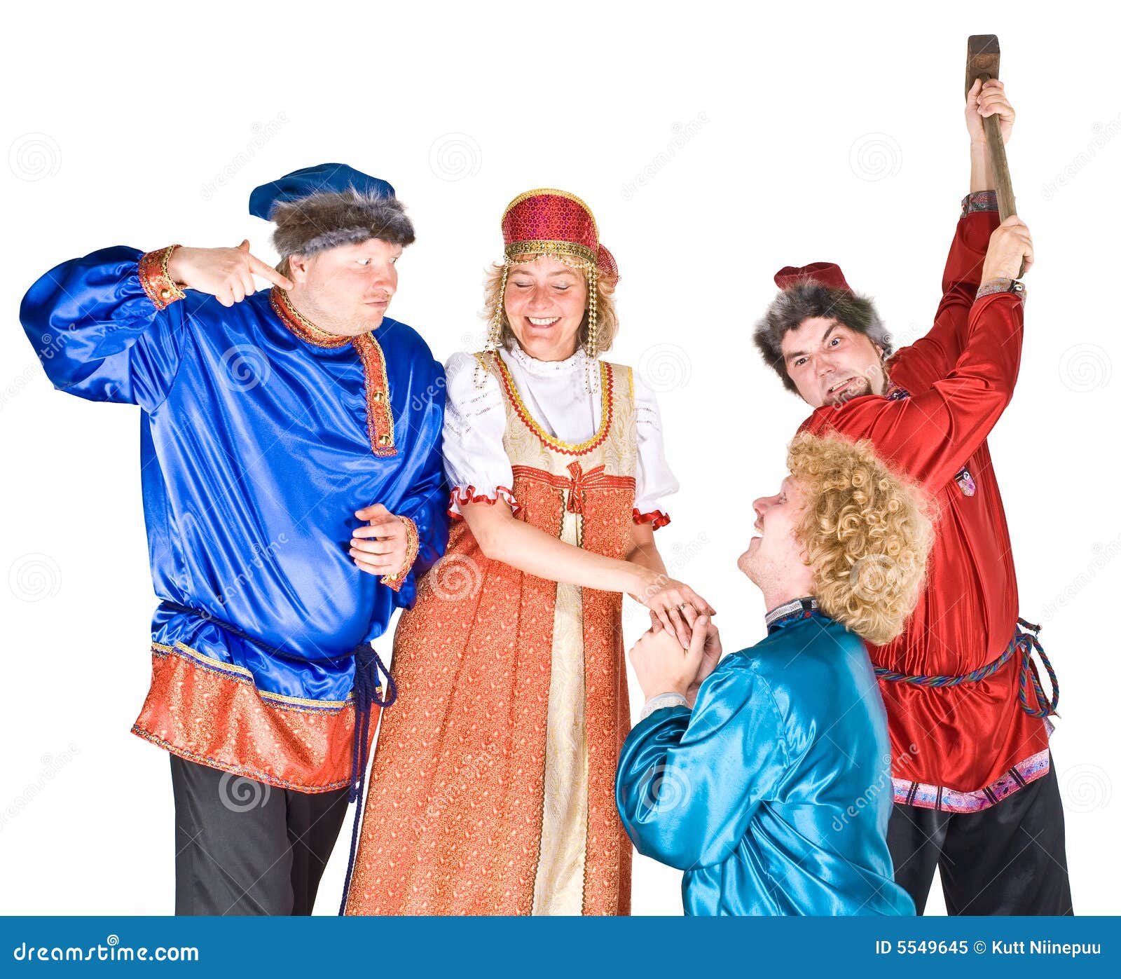 Theater Characters - Suitors Stock Image - Image of costume, funny: 5549645