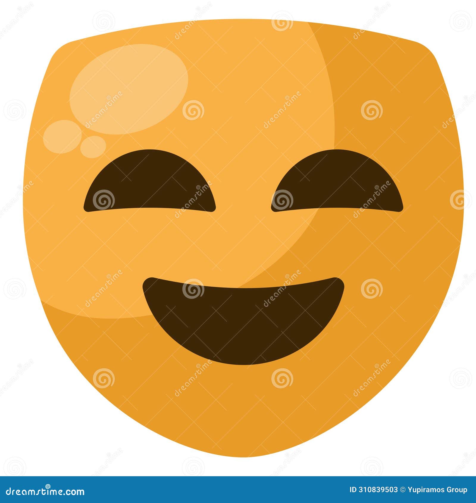 Theater comedy mask stock vector. Illustration of humor - 310839503