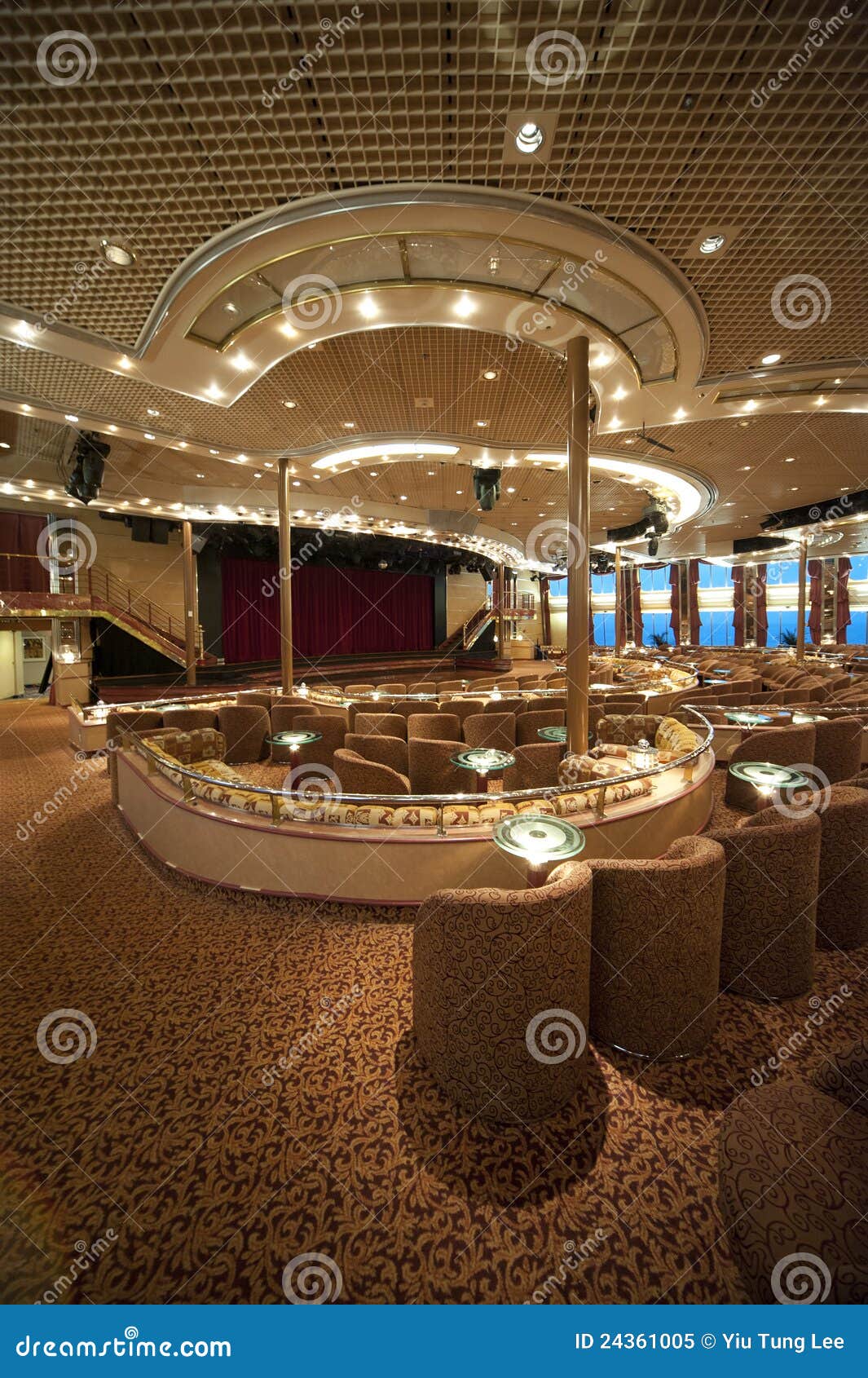 Theater on Cruise Ship stock image. Image of stage, musical - 24361005