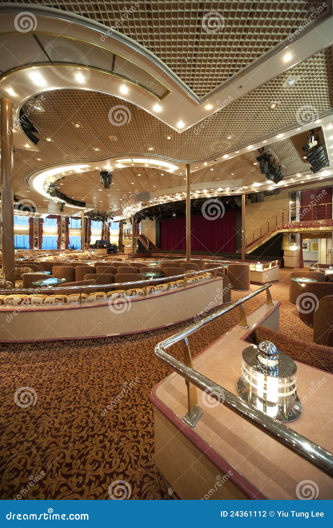 Theater on Cruise Ship stock photo. Image of stage, seat - 24361112