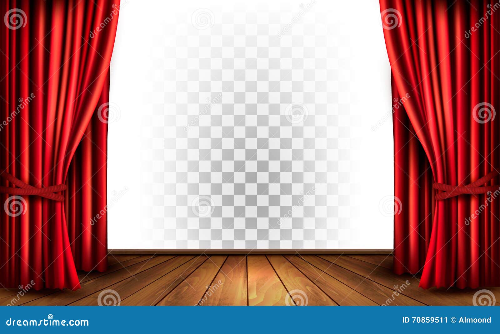 Theater Curtains with a Transparent Background. Stock Vector ... Theater Curtains with a Transparent Background. Stock Vector ...
