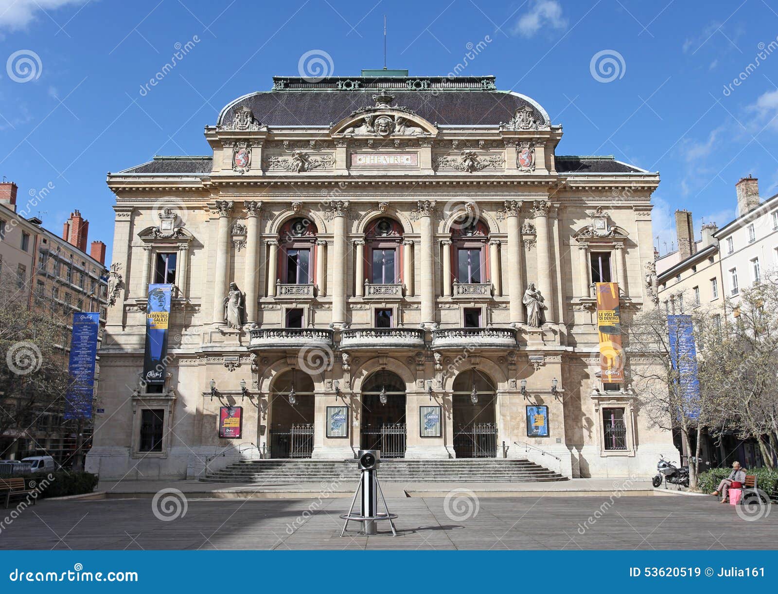 Theater-DES Celestins, Lyon, Frankreich Redaktionelles Stockbild - Bild ...