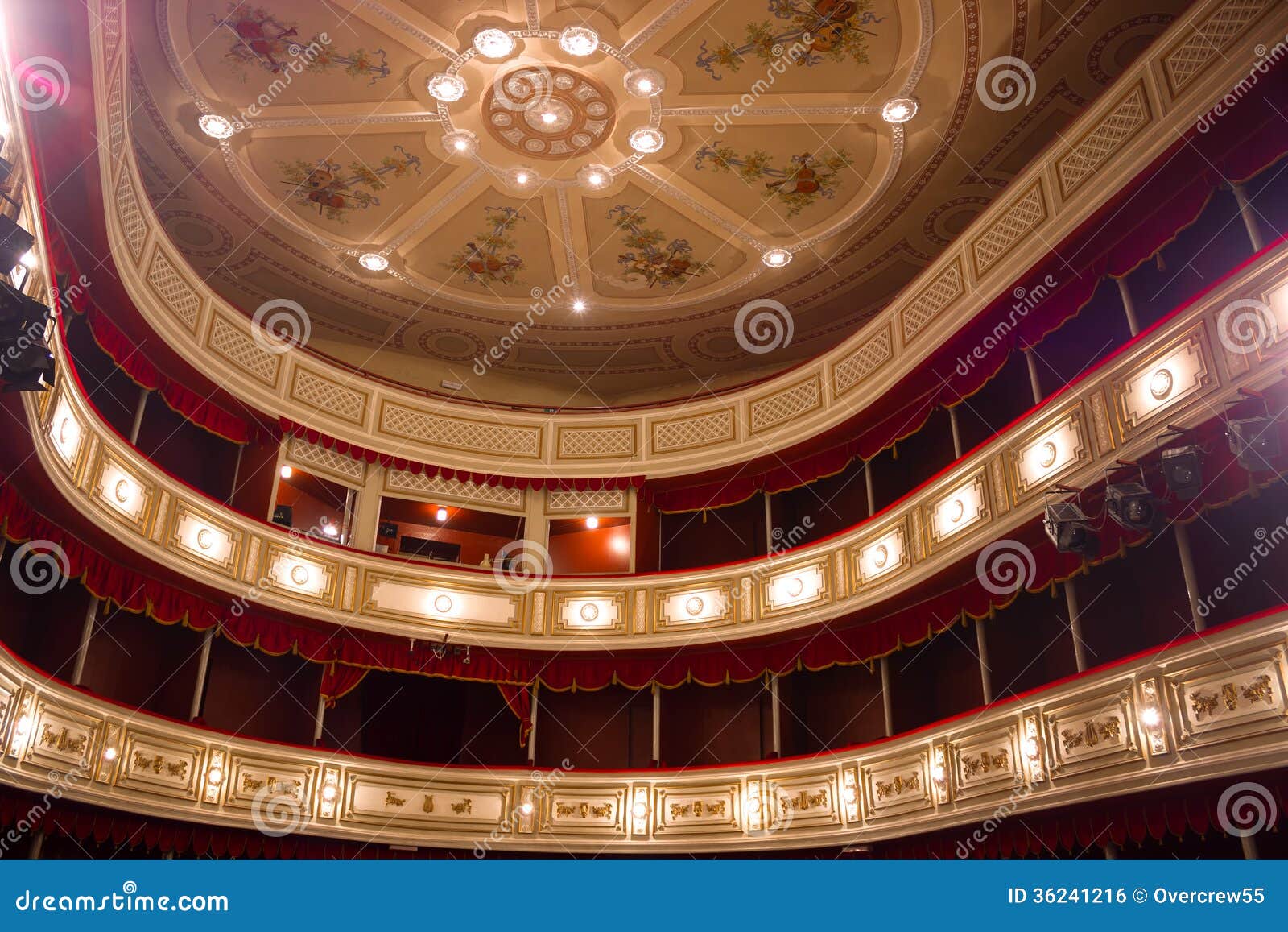 Theater stock photo. Image of decoration, people, spotlight - 36241216