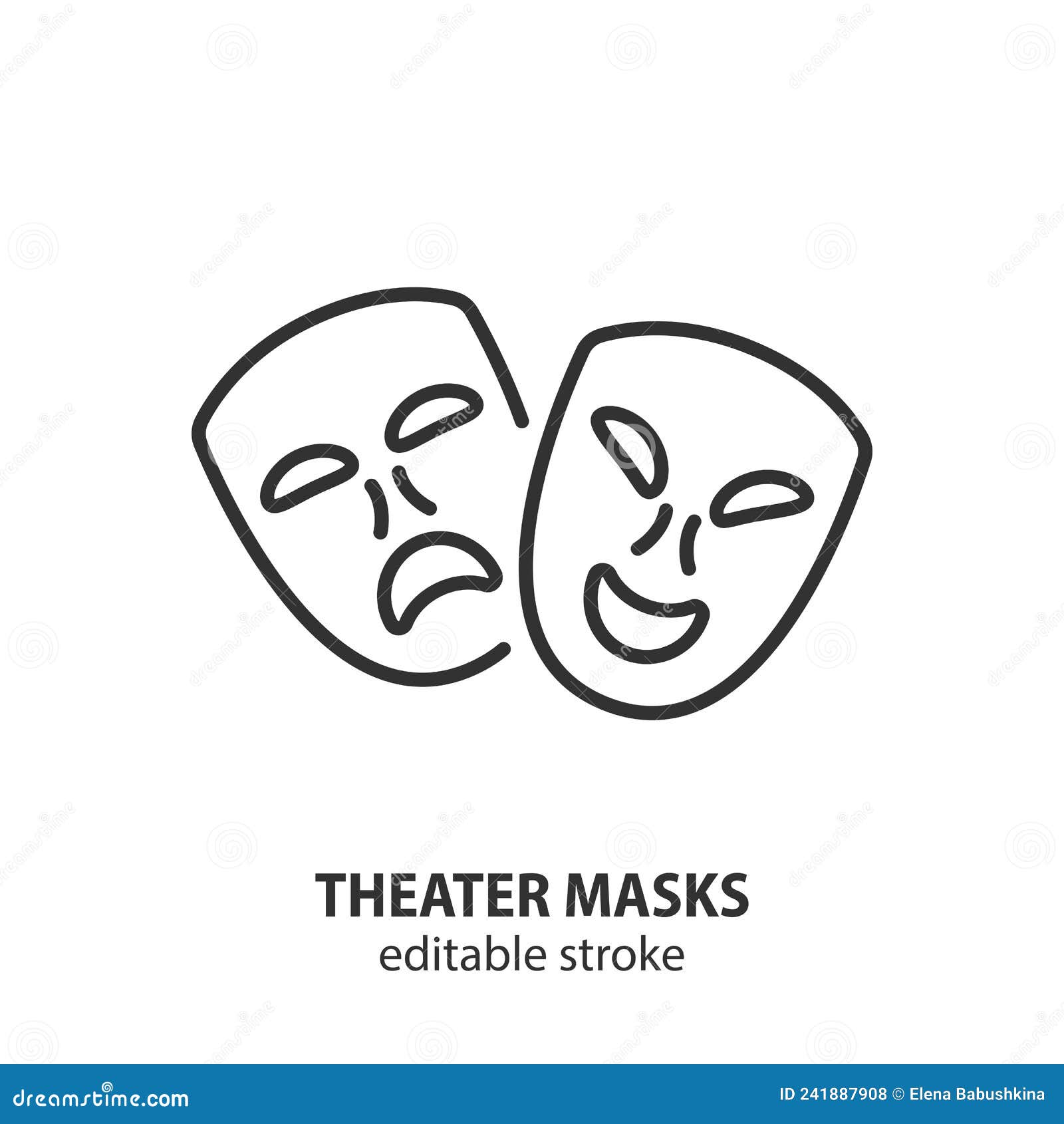 Tragedy Vector Icon In 6 Different Modern Styles. Black, Two Colored ...