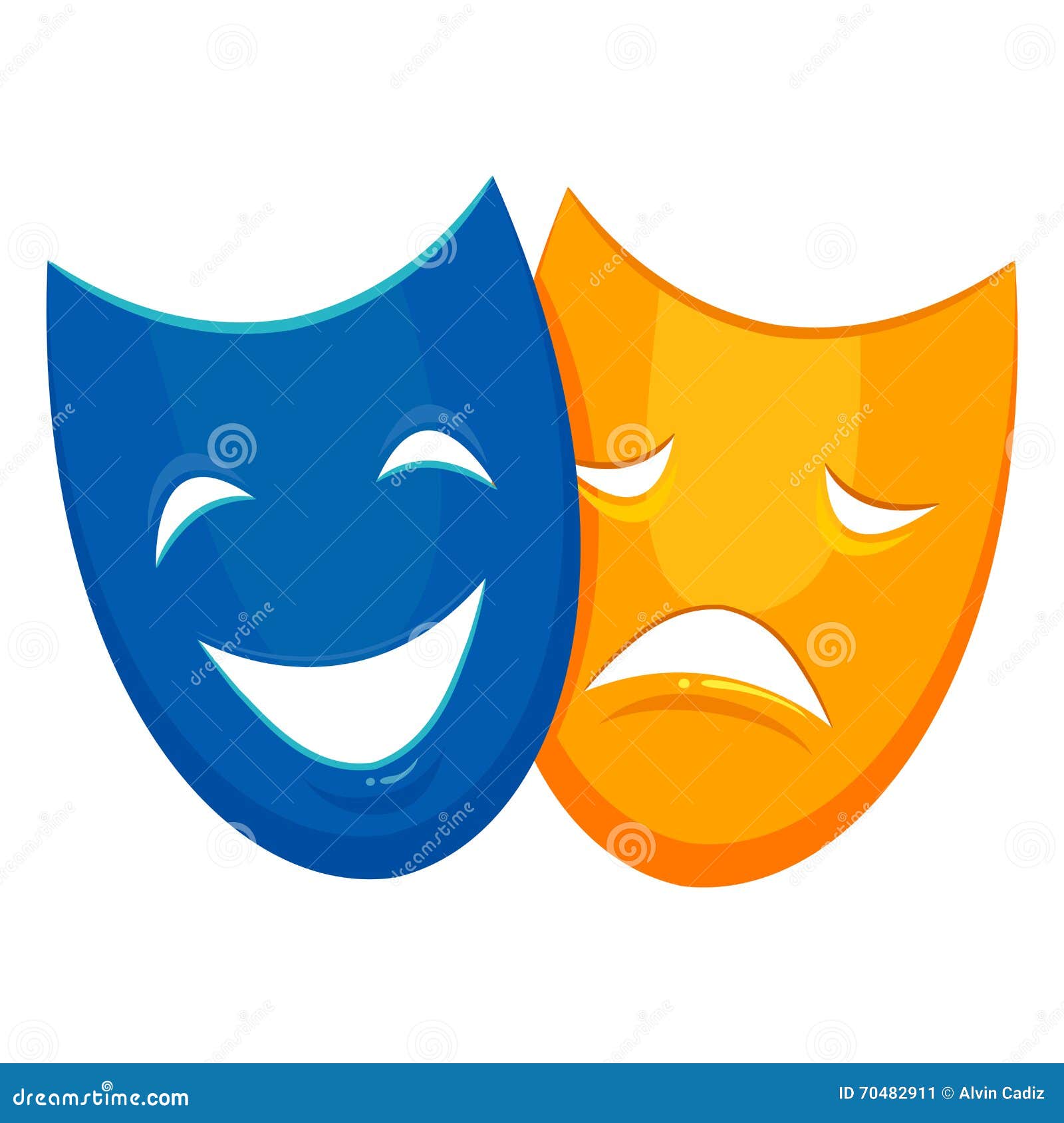 Theater Opera Mask stock vector. Illustration of performance - 70482911