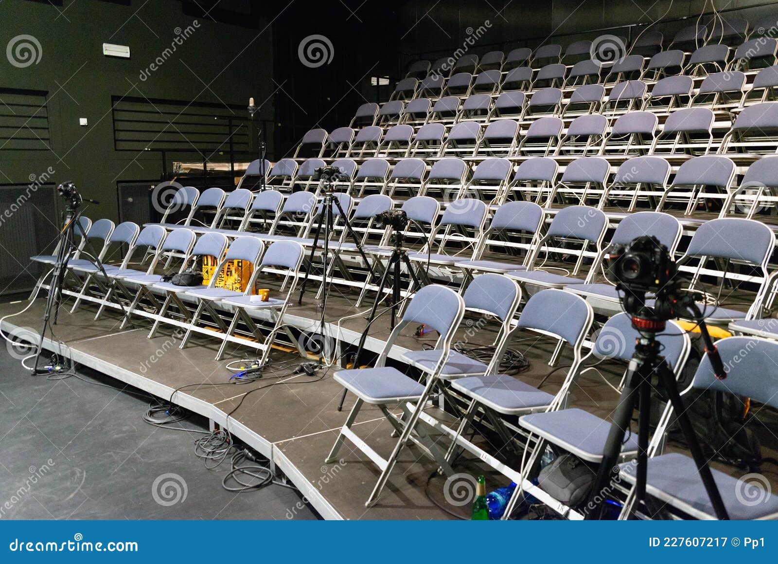 Theater Play Performance Video Recording Camera Crew Team Equipment ...