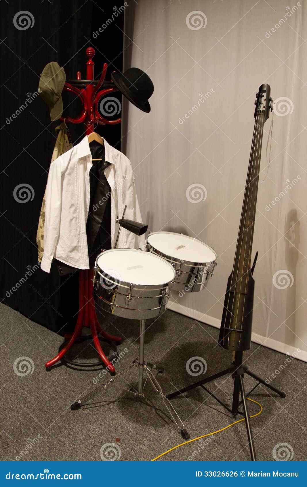 Theater scene stock photo. Image of props, drum, stage - 33026626