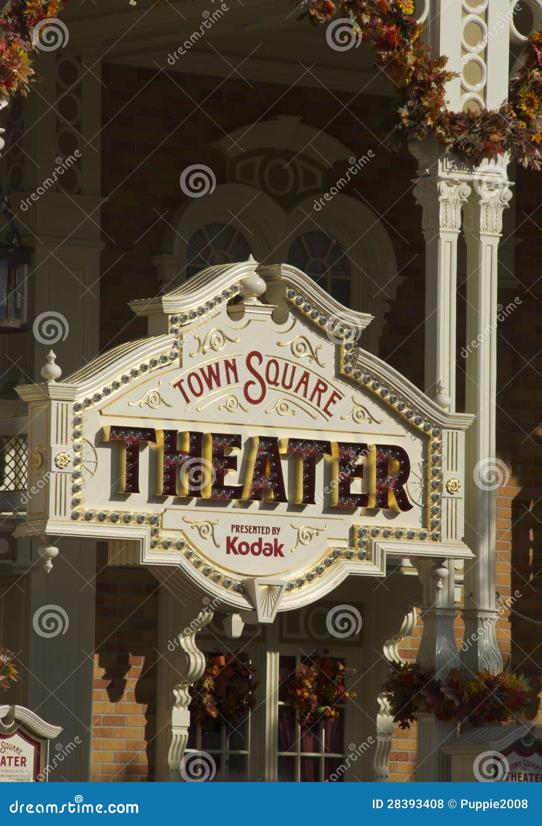 Theater sign editorial stock photo. Image of florida - 28393408