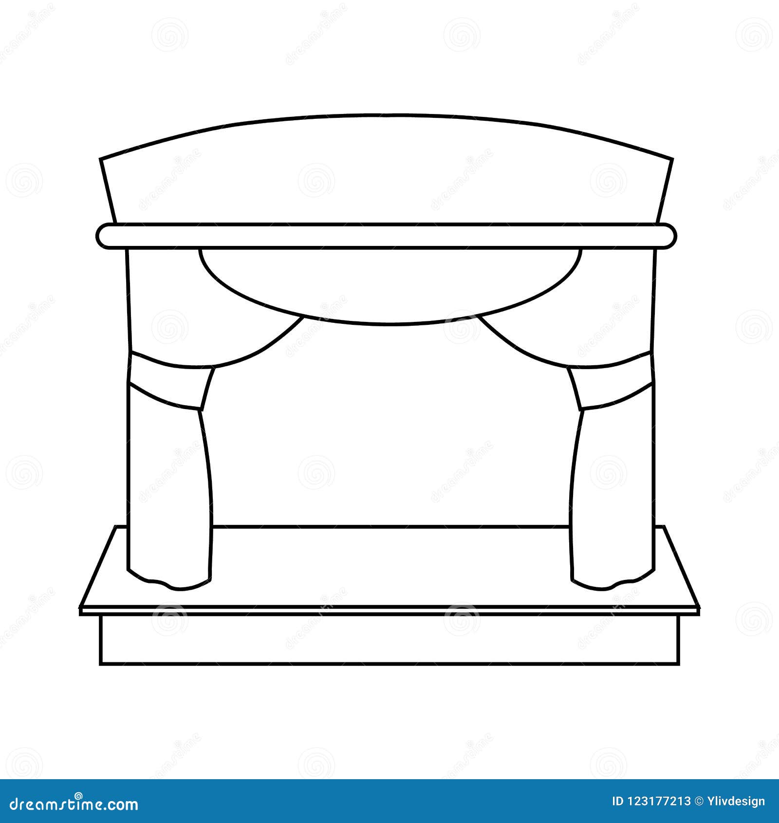 Theater Stage Icon, Outline Style Stock Illustration - Illustration of ... Theater Stage Icon, Outline Style Stock Illustration - Illustration of ...