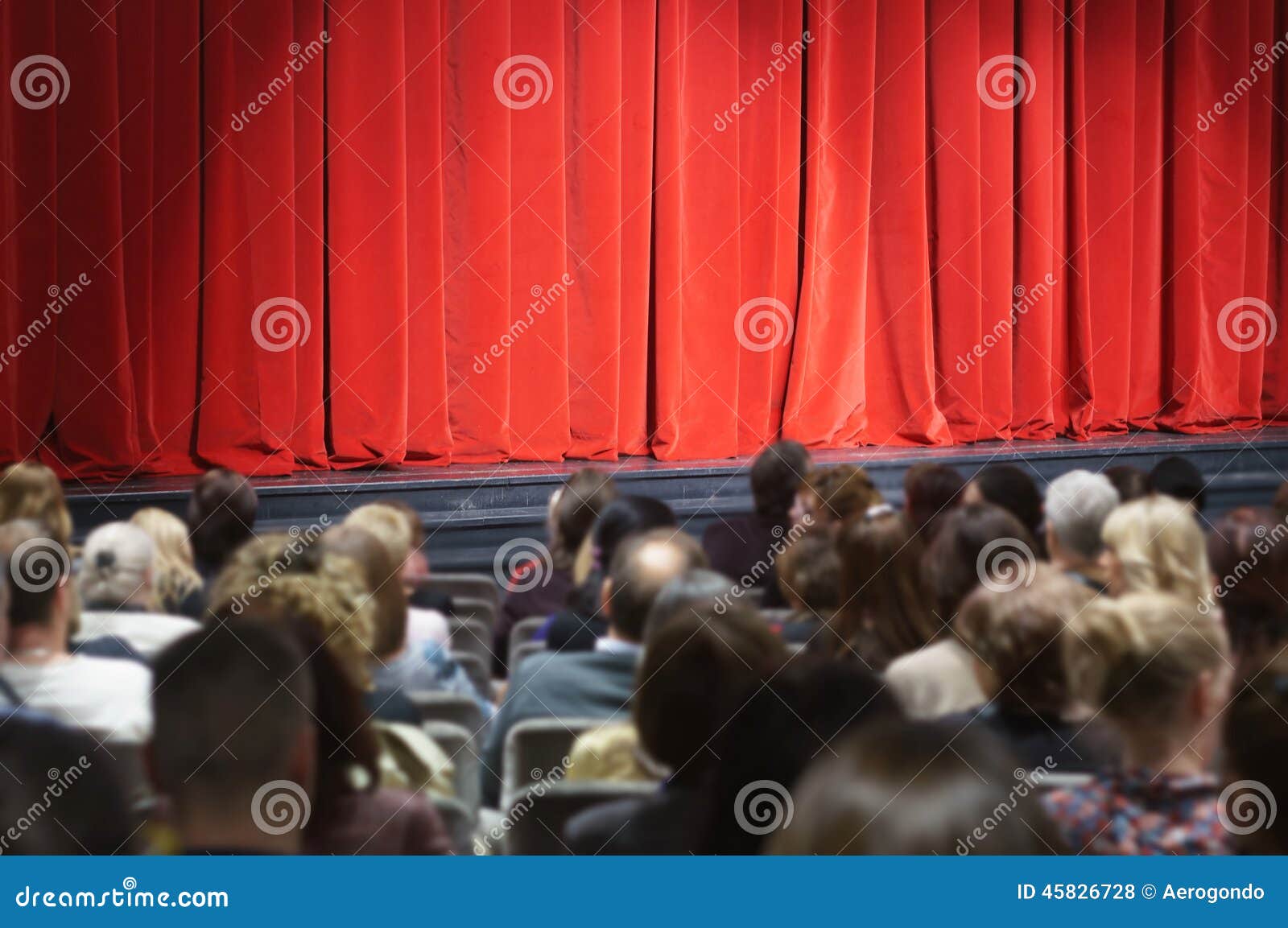 Theater stage stock photo. Image of movie, drama, audience - 45826728