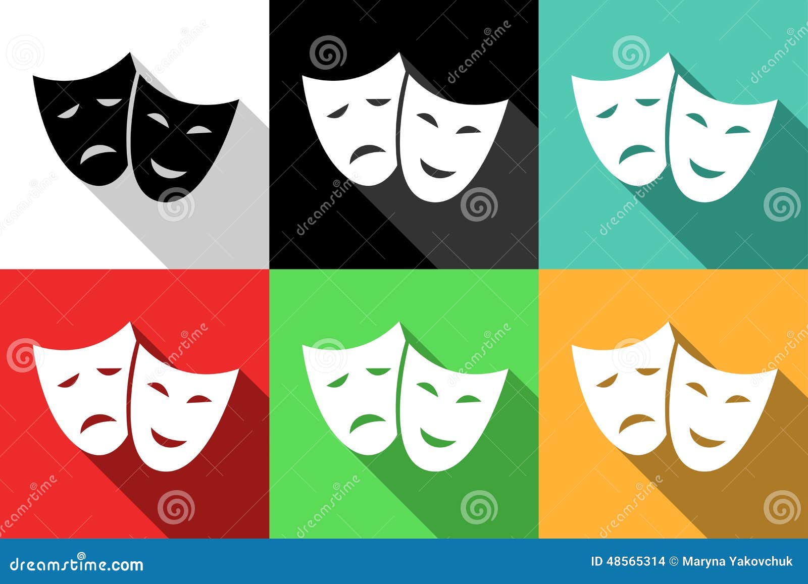 Theaterpictogrammen vector illustratie. Illustration of reeks - 48565314