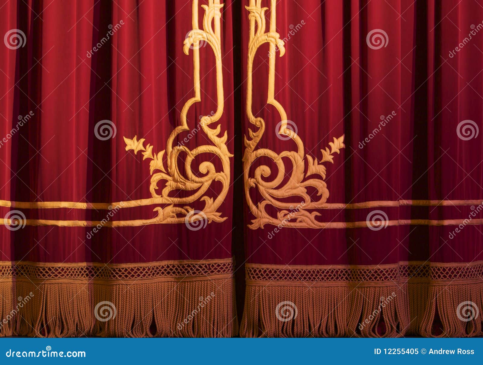 Theatre stock image. Image of grand, concert, curtain - 12255405
