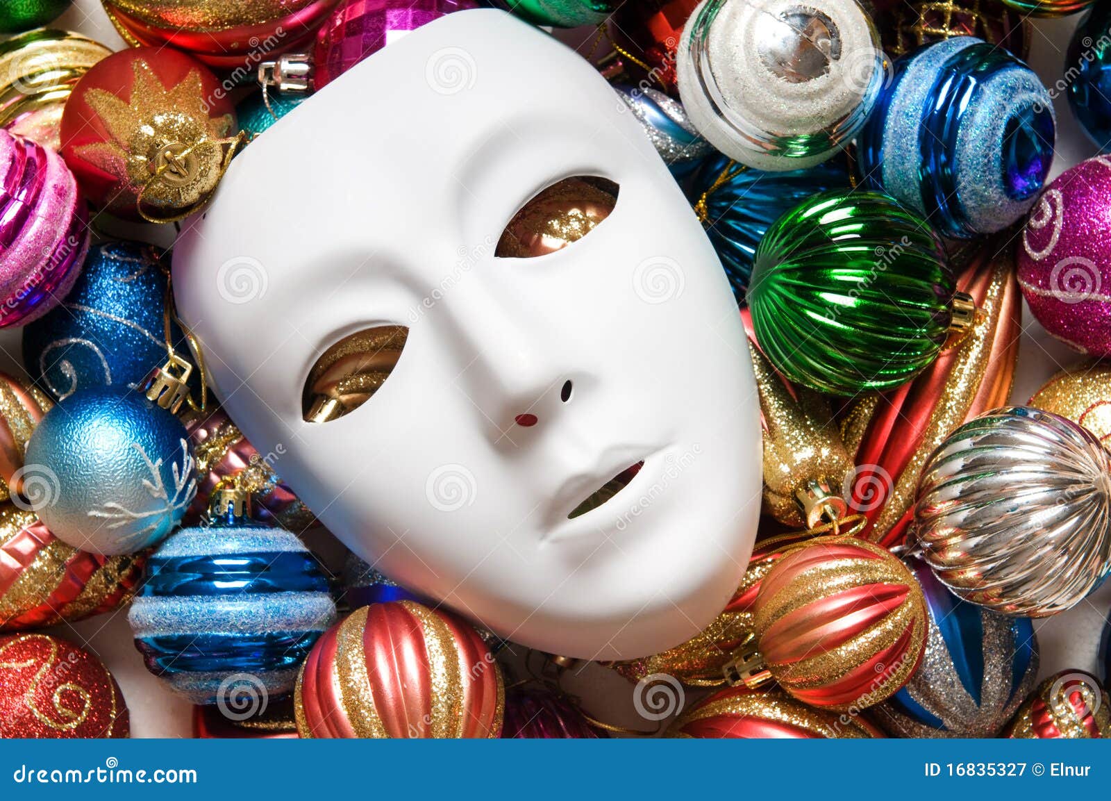 Theatre Concept - White Masks Stock Image - Image of cheerful, ball ...