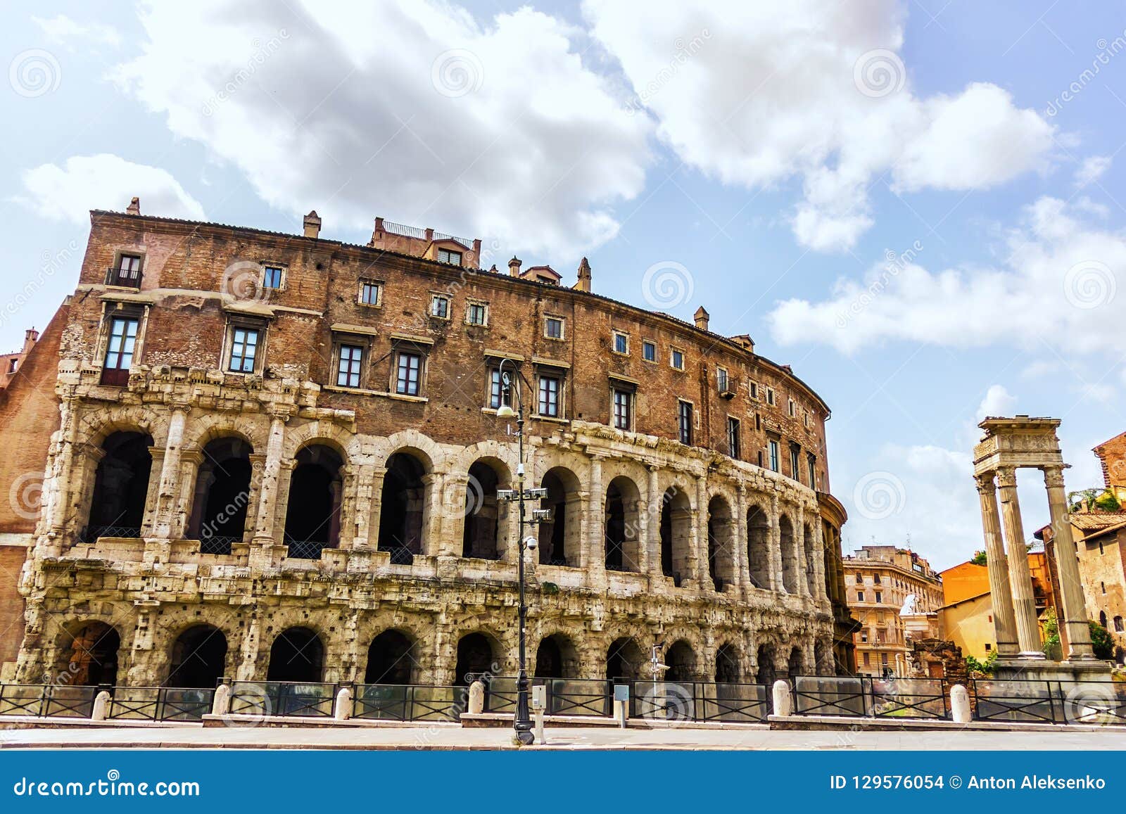 The Theatre Of Marcellus Theatrum Marcelli Or Teatro Di Marcello ...