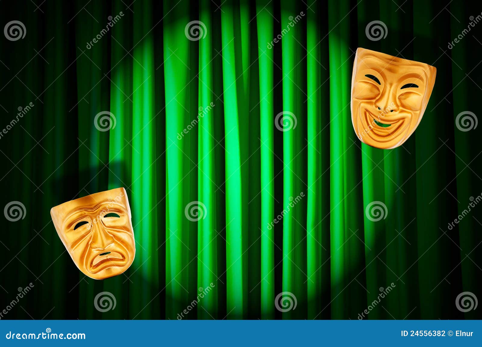 Theatre Performance Concept - Masks Stock Photo - Image of carnival ...
