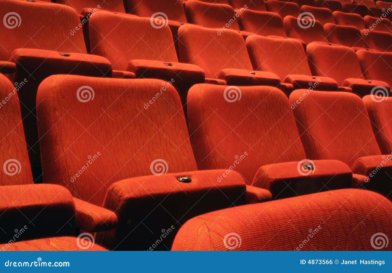 Theatre Seats stock photo. Image of indoor, theatrette - 4873566
