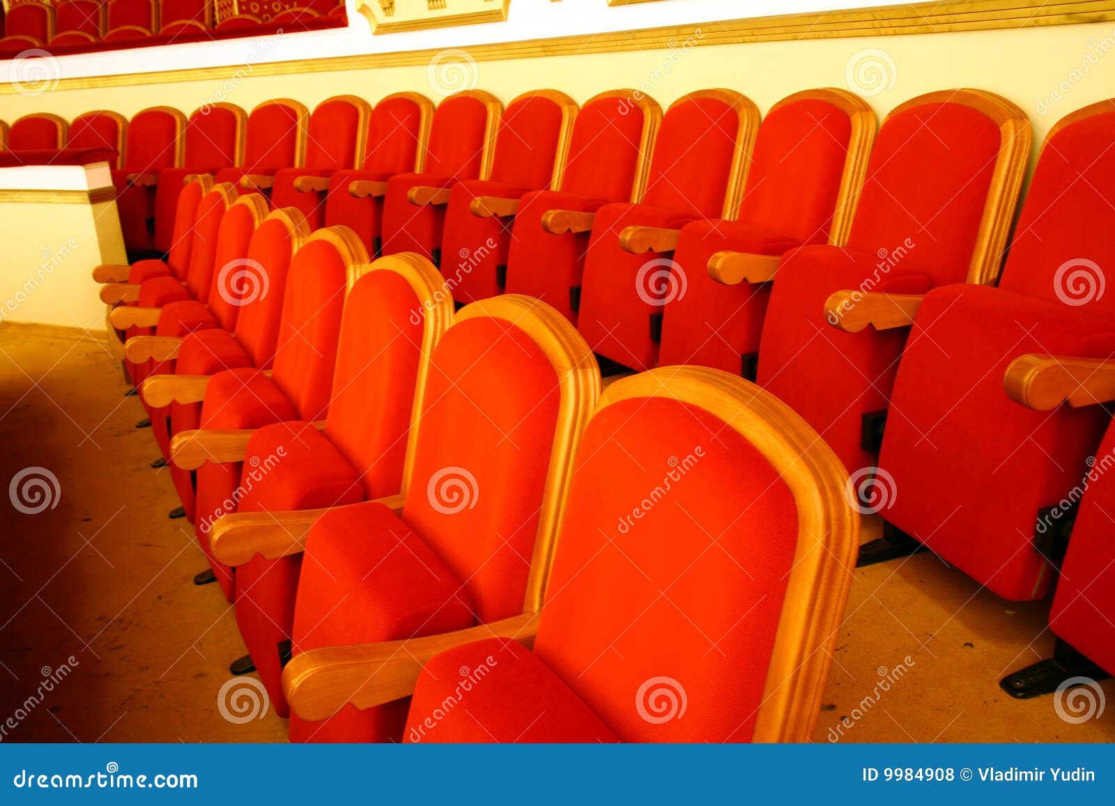 Theatre seats stock photo. Image of audience, musical - 9984908