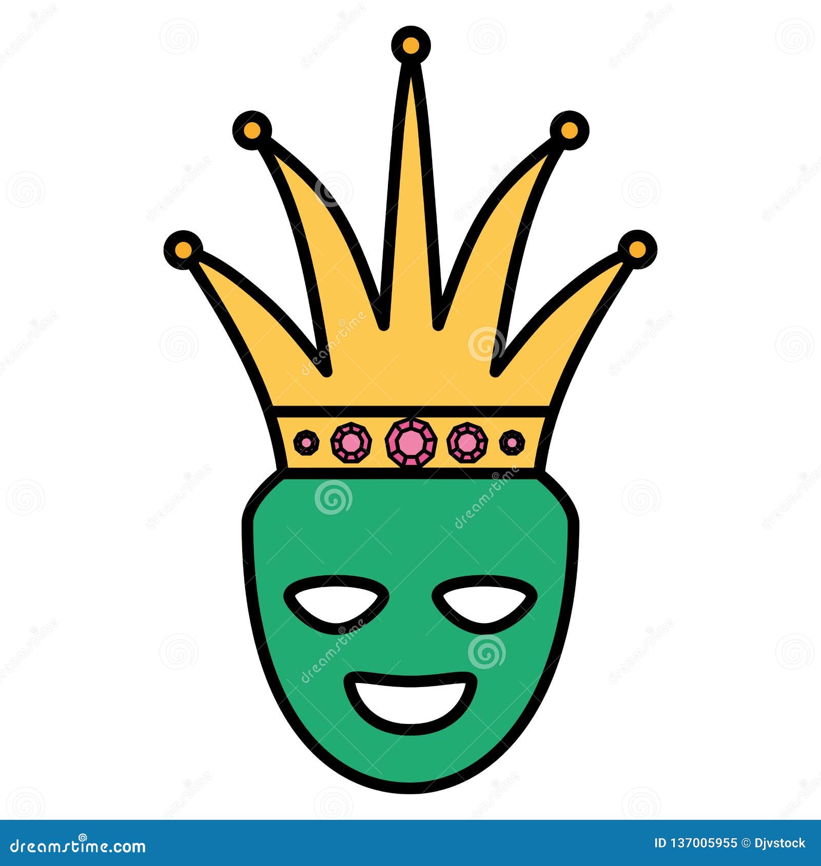 Sad And Happy Masks Hand Drawn Vector Doodle Illustration. Cartoon ...