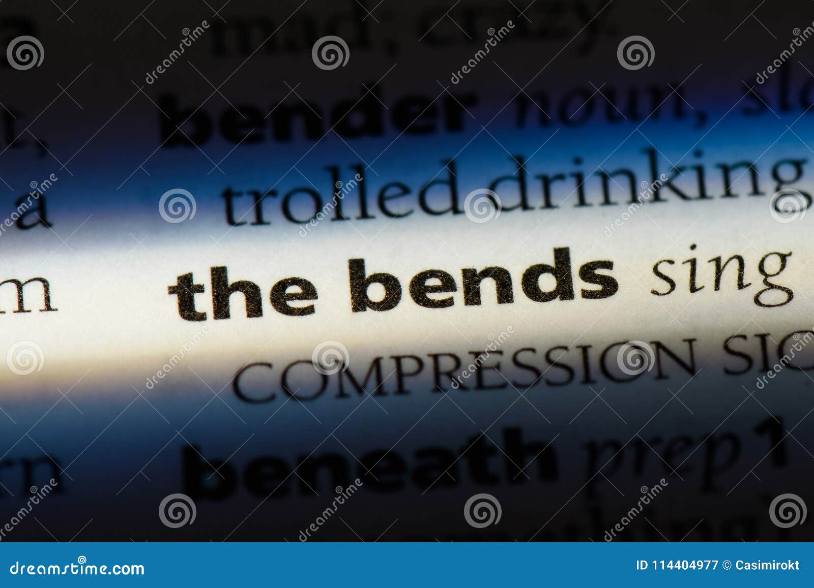Thebends stock image. Image of paper, word, isolated - 114404977
