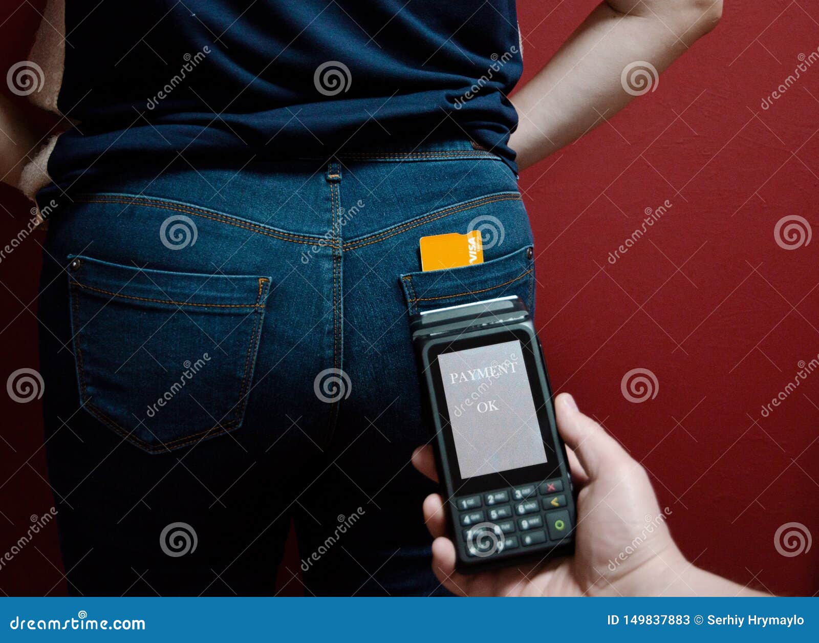 Theft of a credit card stock image. Image of crime, criminal - 149837883