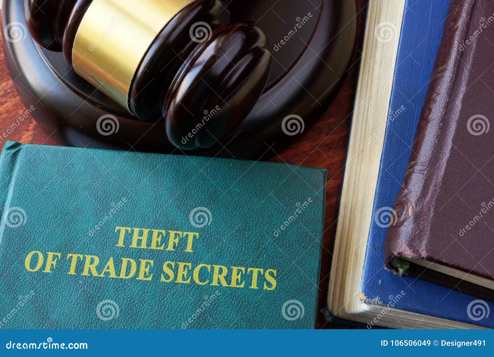 Theft of Trade Secrets Title on a Book. Stock Image - Image of theft ...