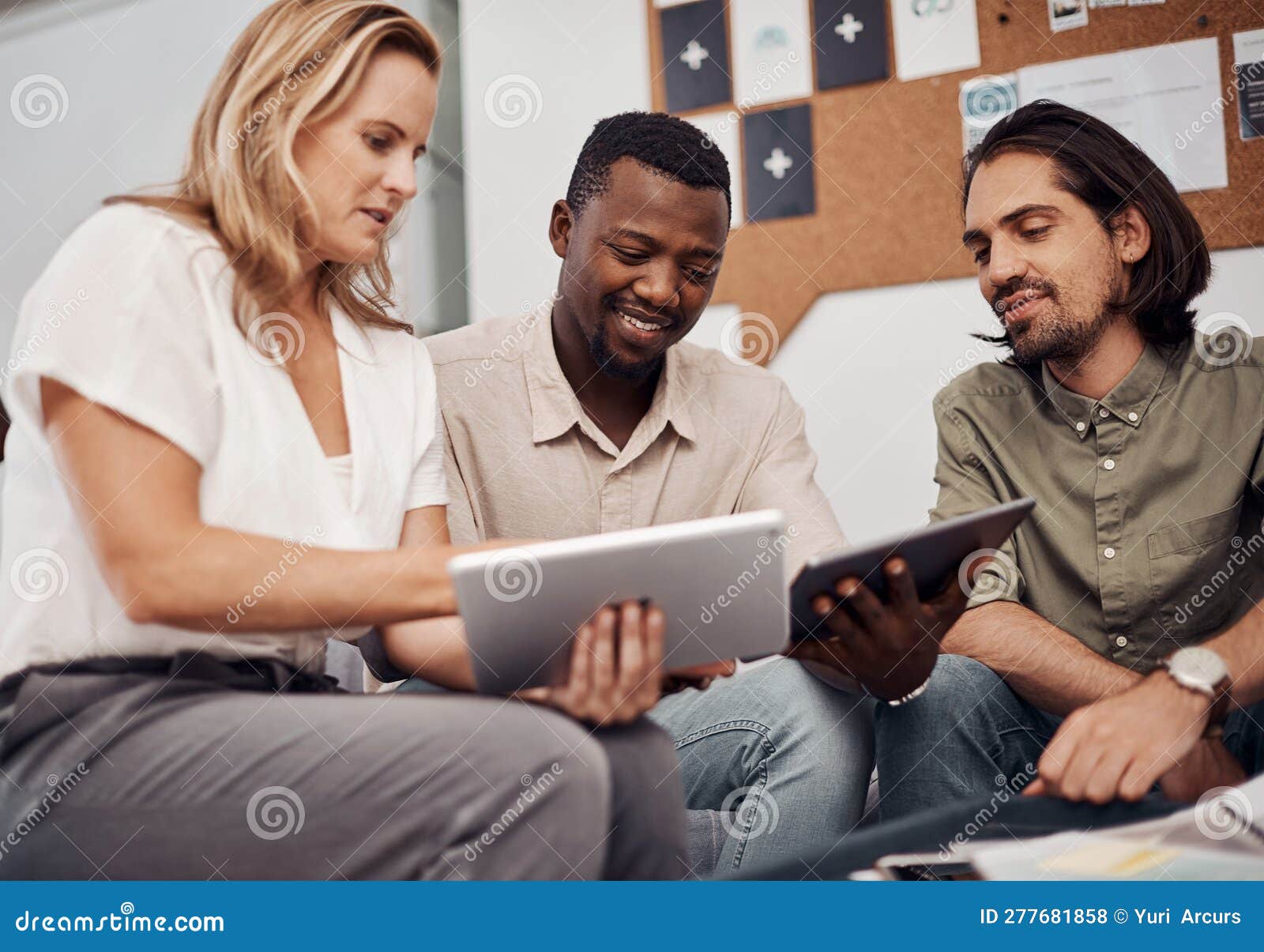 Their Collaborations Flow More Seamlessly with Technology. a Group of ...