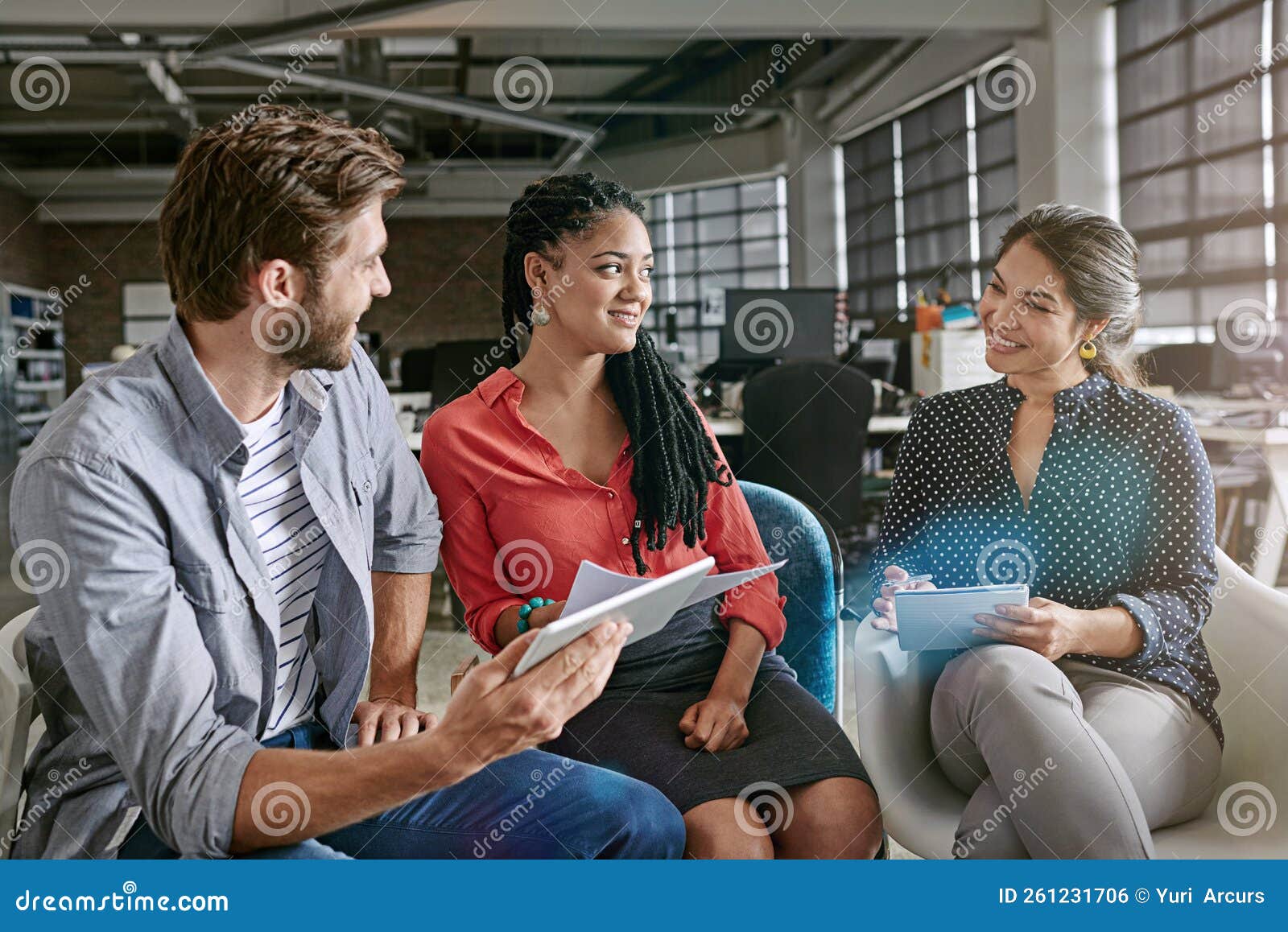 Their Latest Project is a Group Initiative. a Group of Colleagues ...