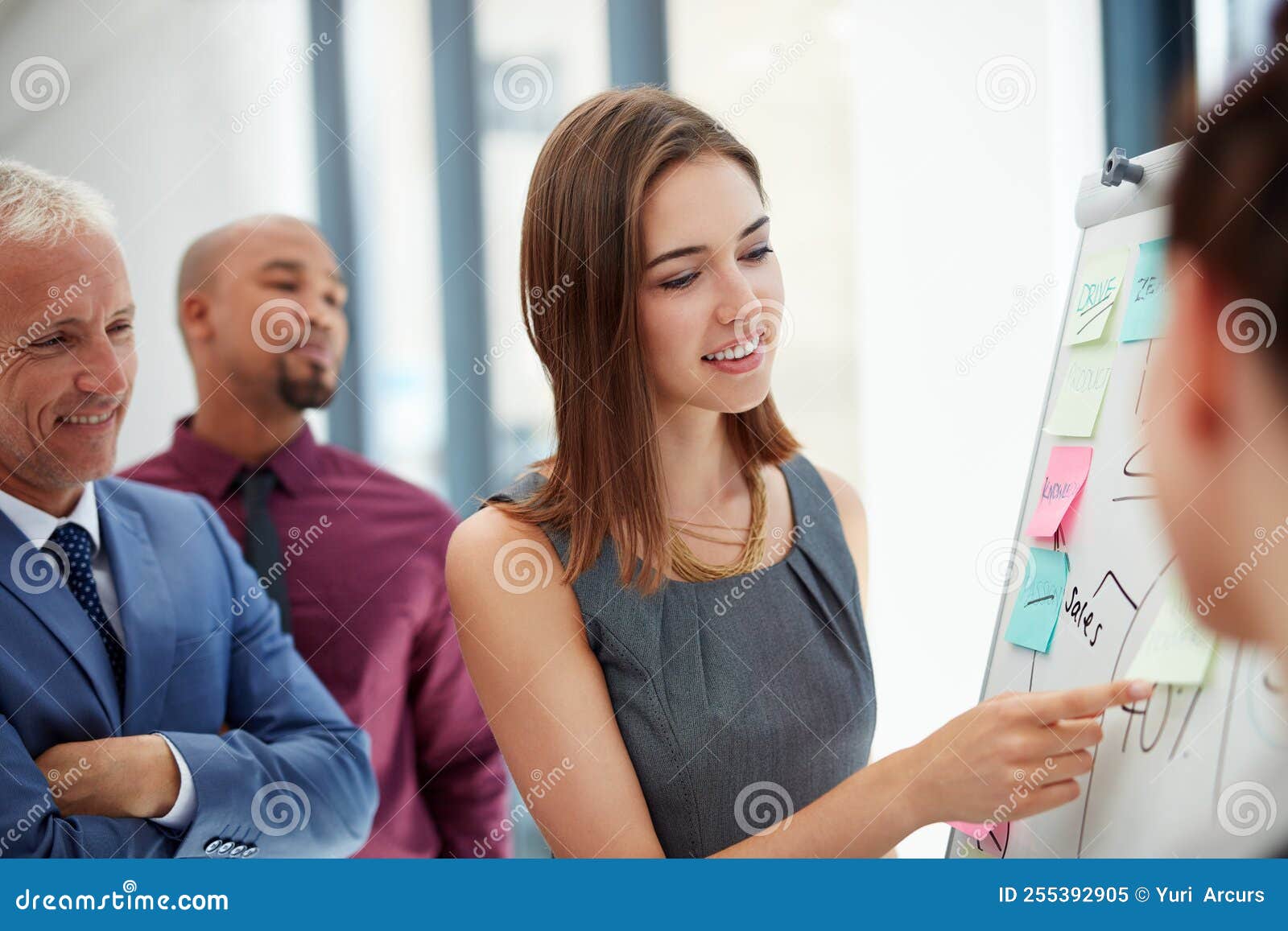 Their Projects in the Planning Stages. a Group of Colleagues Working on ...