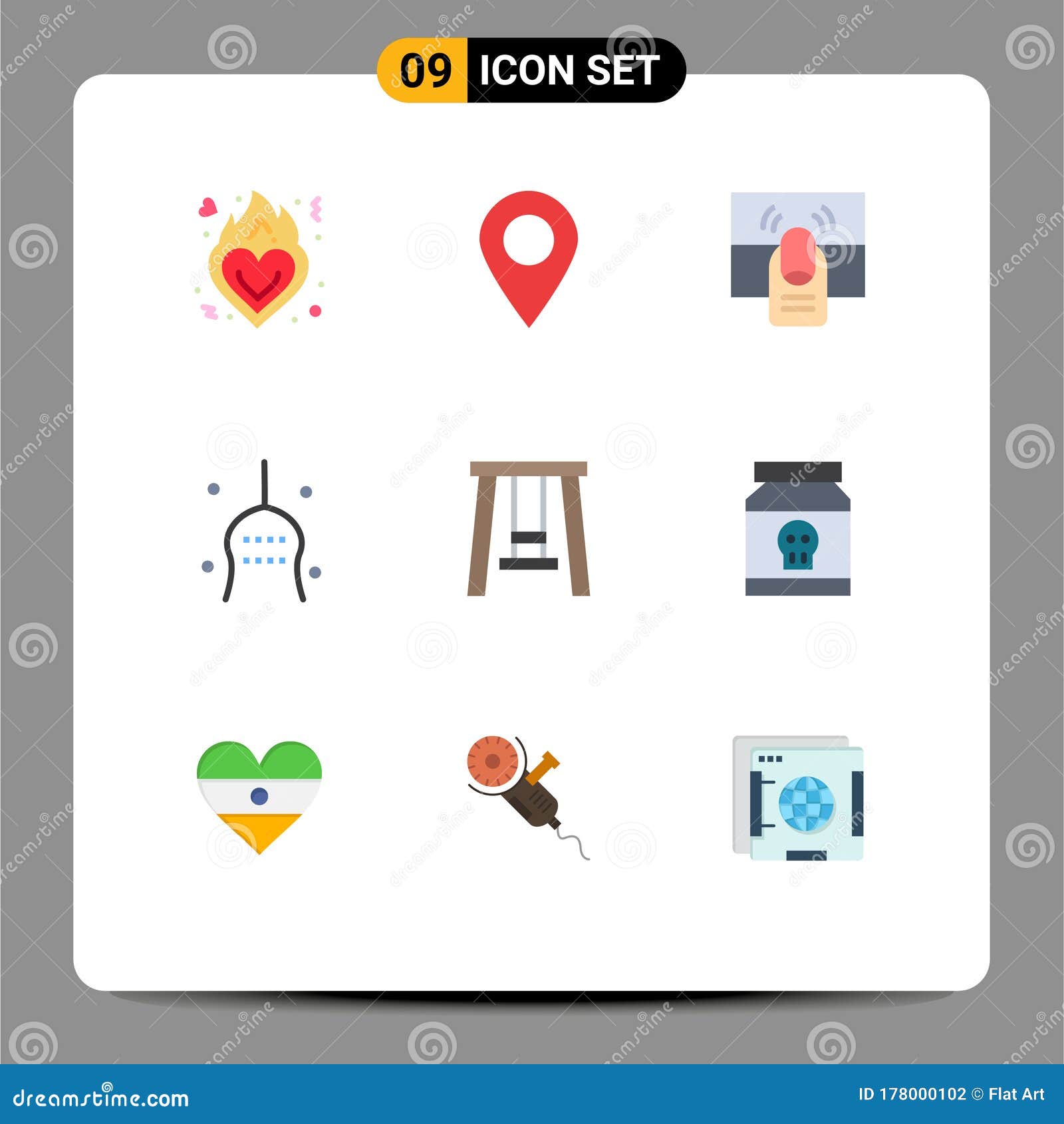 Superstition Symbols Bad Luck Bringers Set For Advertisements And ...