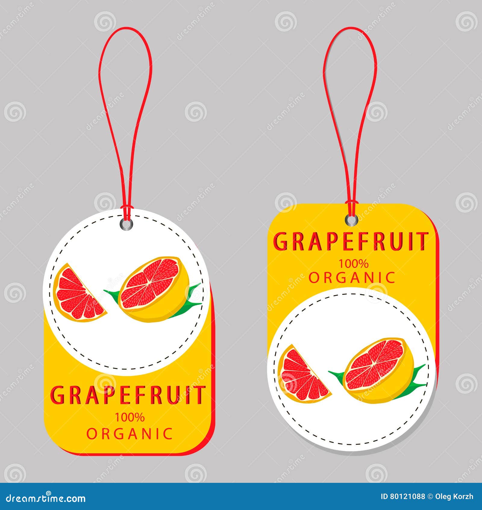 The Theme of Fruit Label Market Stock Vector - Illustration of juice ...