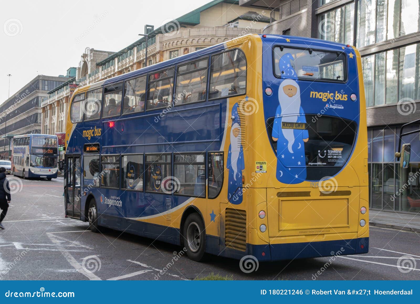 Theme Magic Bus at Manchester England 2019 Editorial Photo - Image of ...