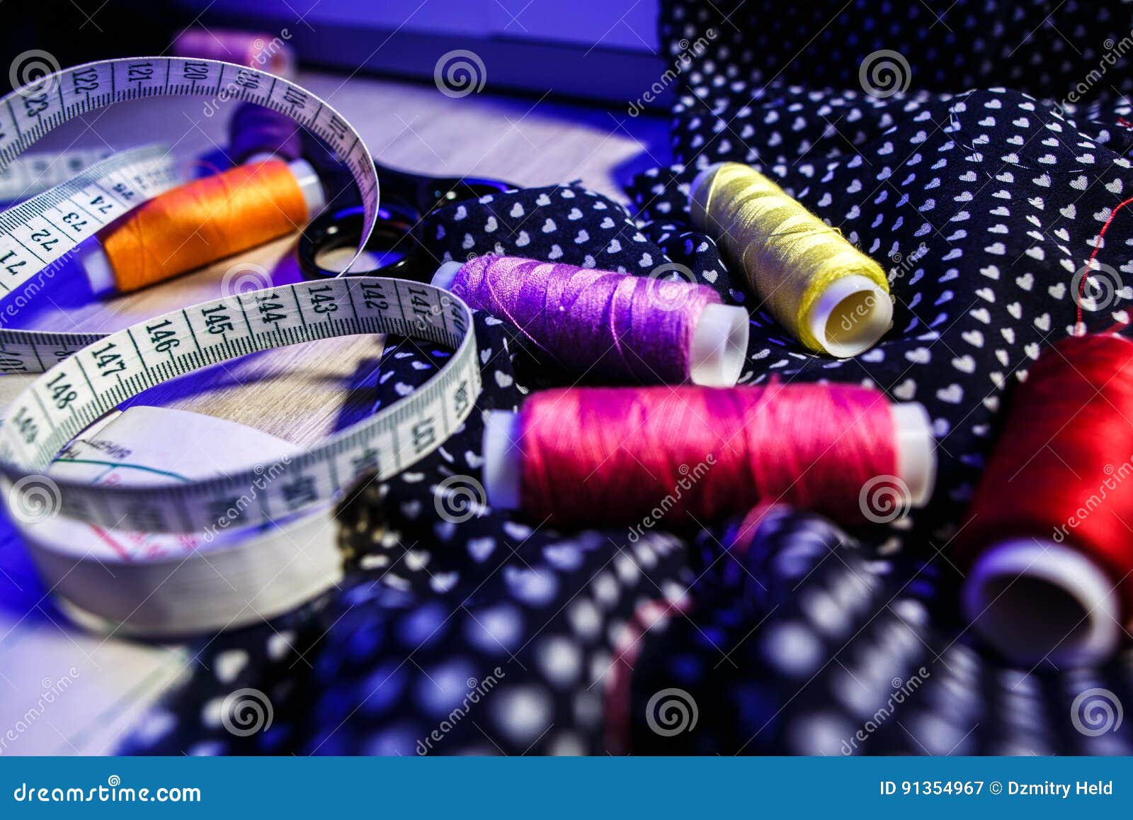 The Theme of Needlework , Sewing, Dressmaking, Sewing Machine Stock ...