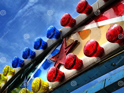 Theme Park Colours stock photo. Image of blue, yellow - 9100056
