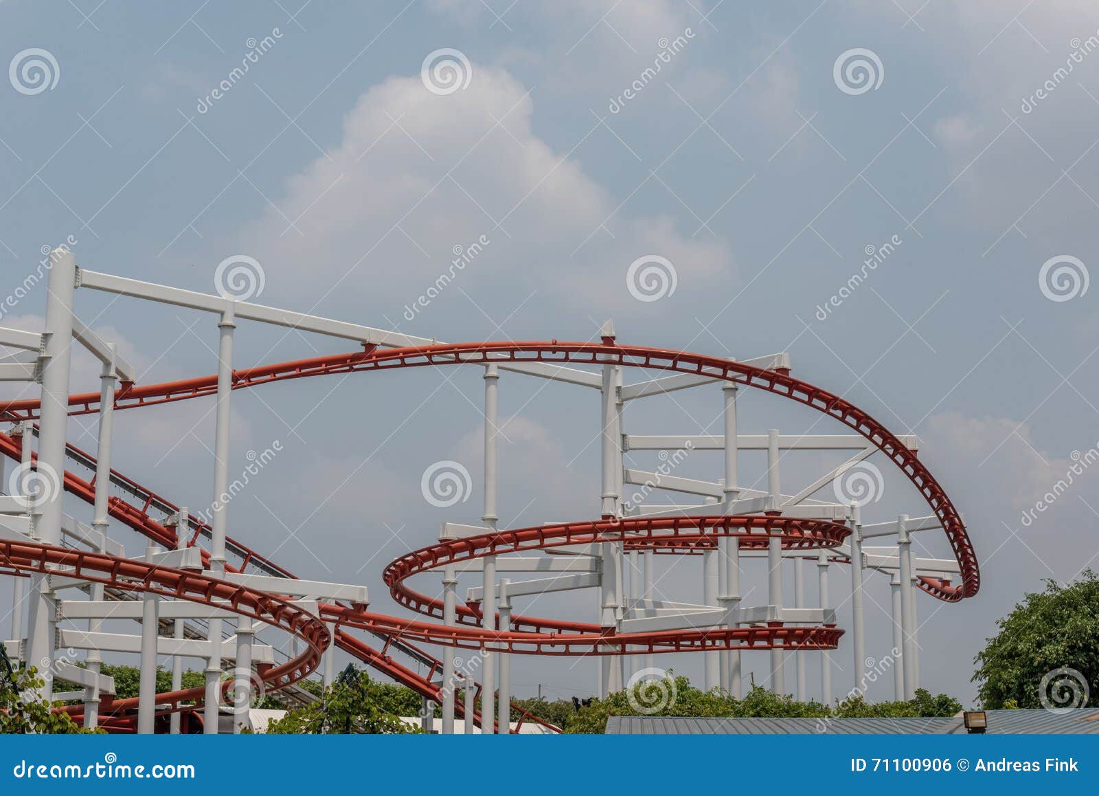 Theme Park stock photo. Image of track, land, park, coaster - 71100906