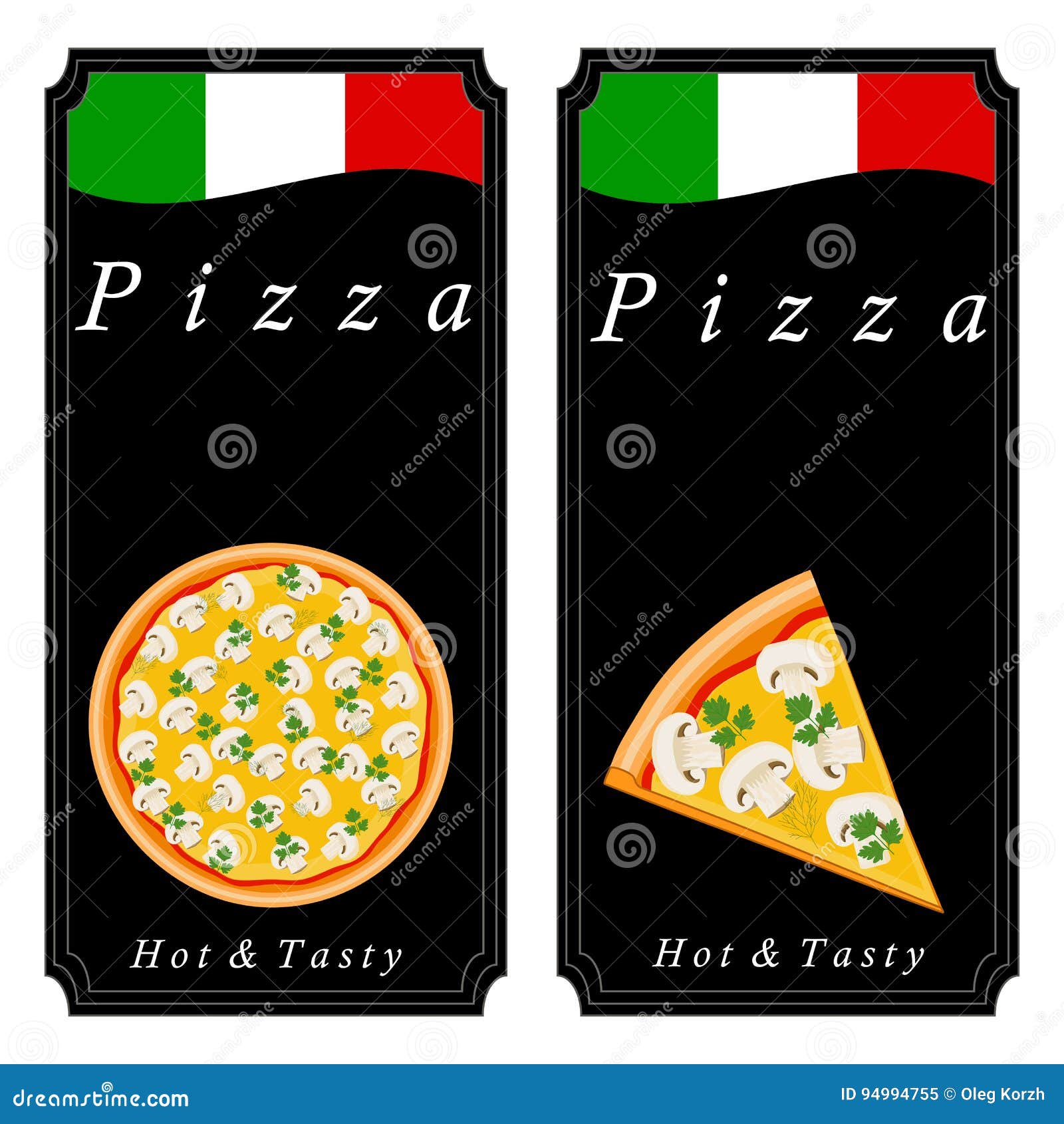 The theme pizza stock vector. Illustration of cheese - 94994755