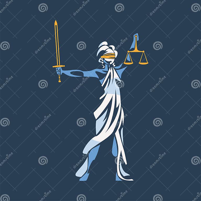 Themis As Ancient Greek Goddess and Lady Justice with Blindfold Holding ... Themis As Ancient Greek Goddess and Lady Justice with Blindfold Holding ...