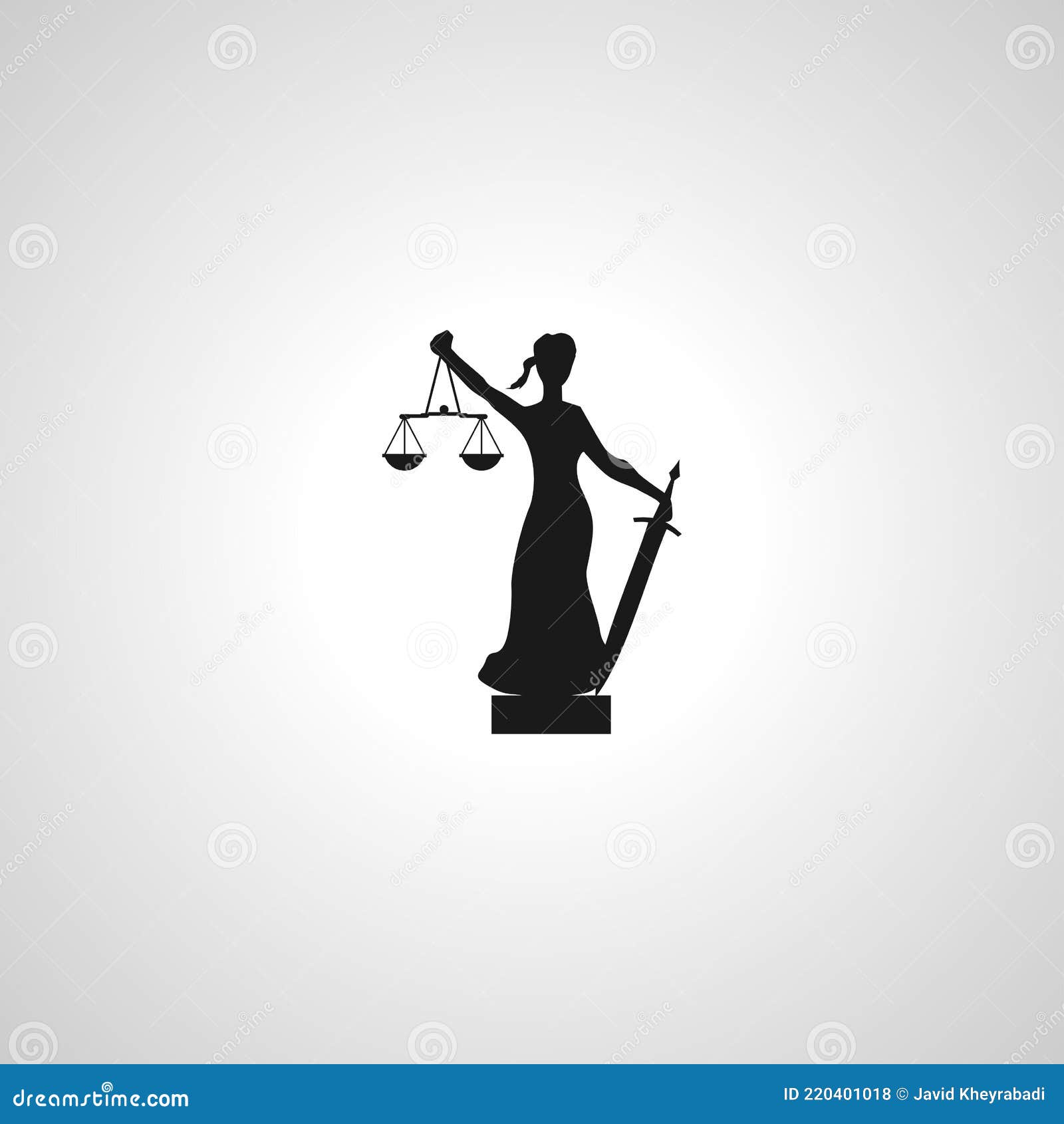 Themis with Balance Isolated Icon. Themis with Balance Vector Isolated ...